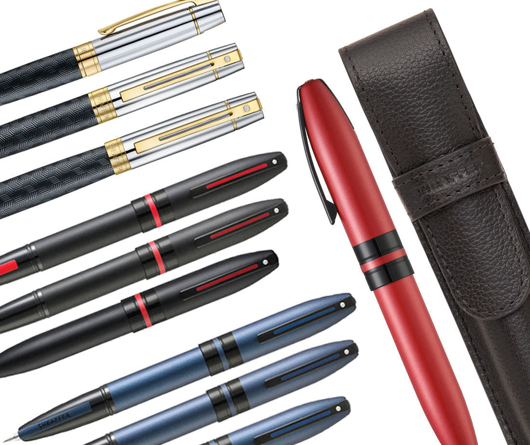 Sheaffer Leather Pen Pouch Gift Set – coloradopen